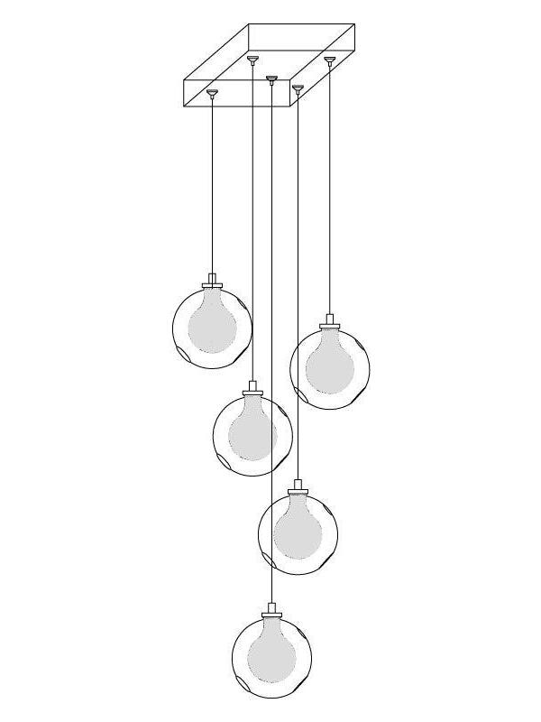 Globe Cluster Chandelier