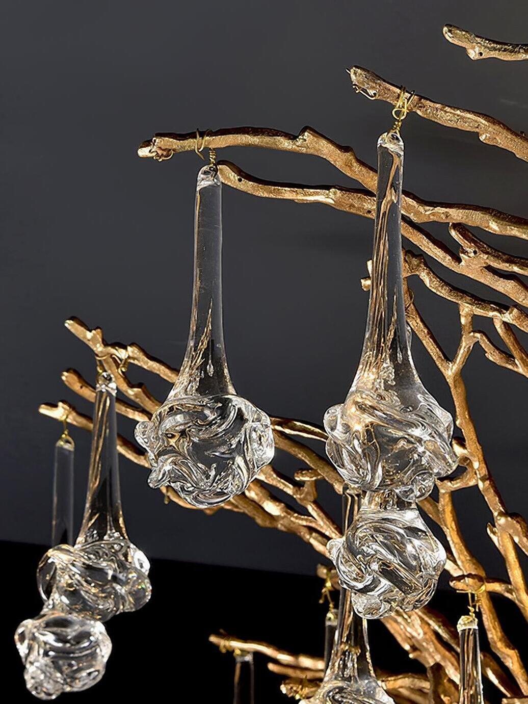 Tree Branch Staircase Chandelier