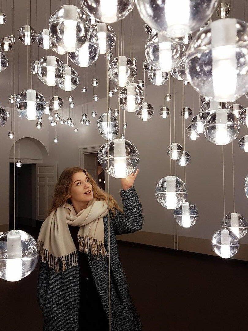 Round K9 Crystal Pendant Lamp