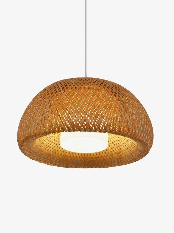 Bamboo Braided Pendant Lamp