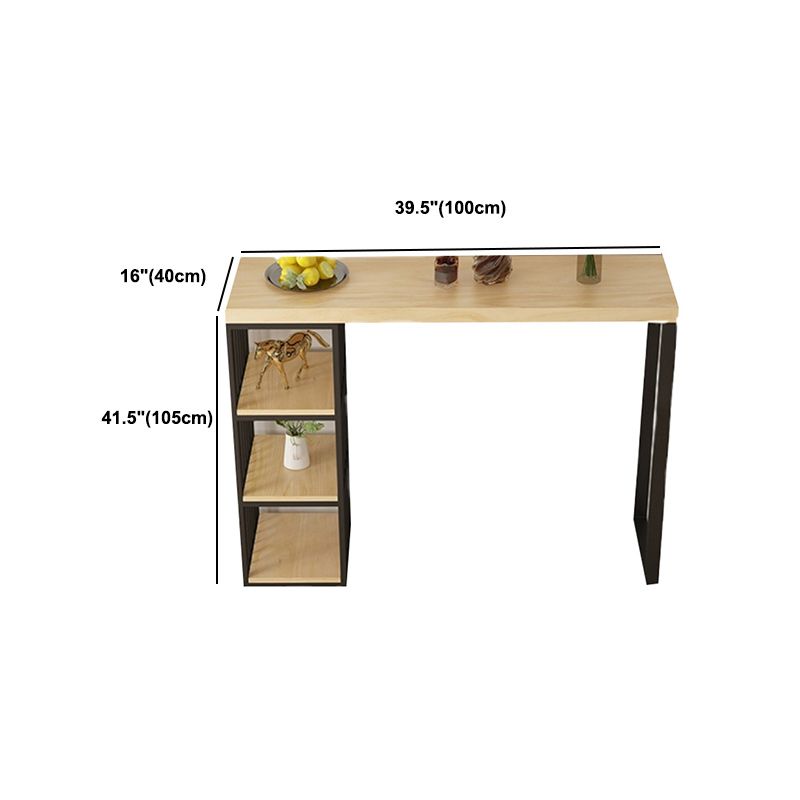 Modern Rectangular Bistro Table Set 1/3 Pieces Wooden Counter Table ...