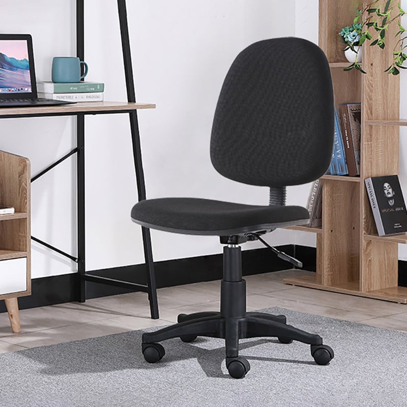 Adjustable Seat Height Office Chair Nylon Frame Swivel Chair with ...