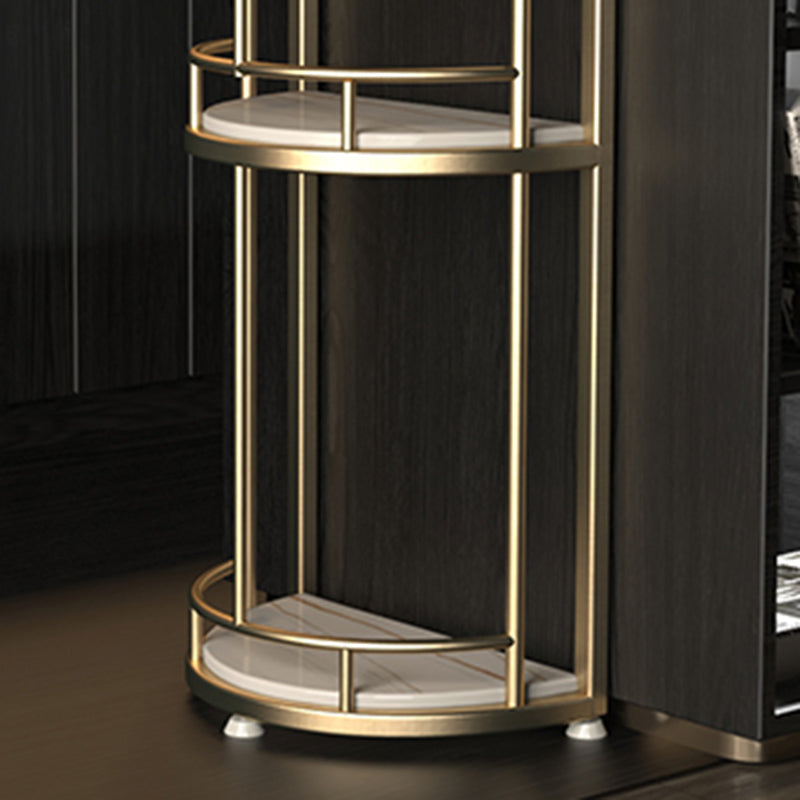 Free Form Counter Height Dining Table with Storage Modern Bar Dining Table