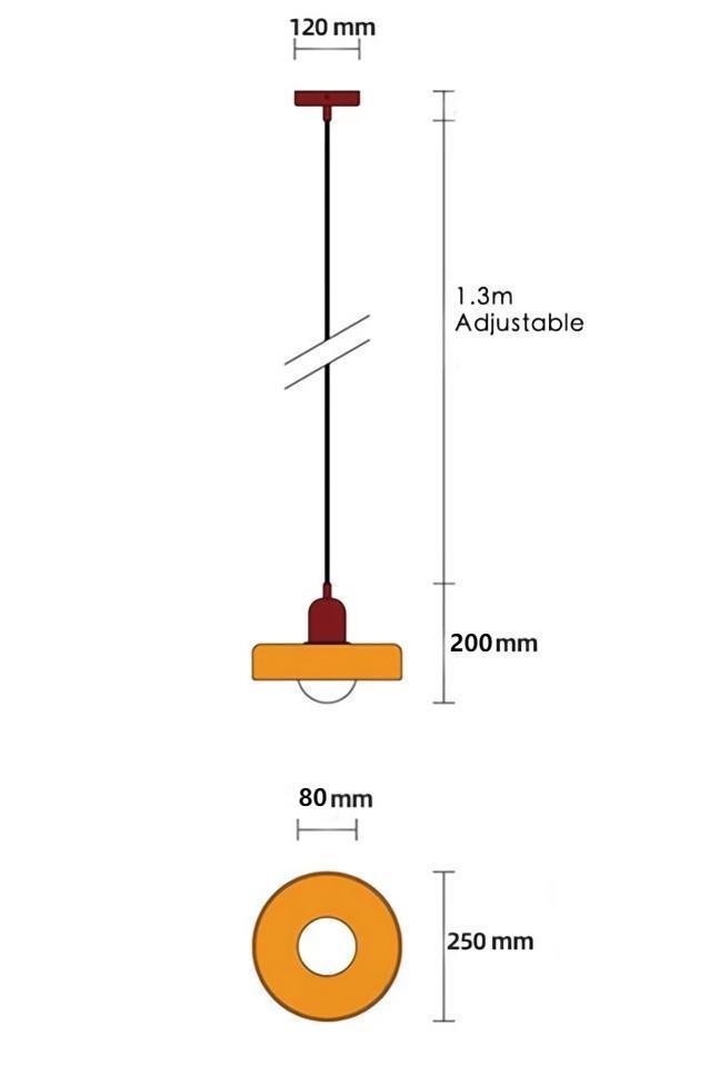 Disc Orb Pendant Lamp