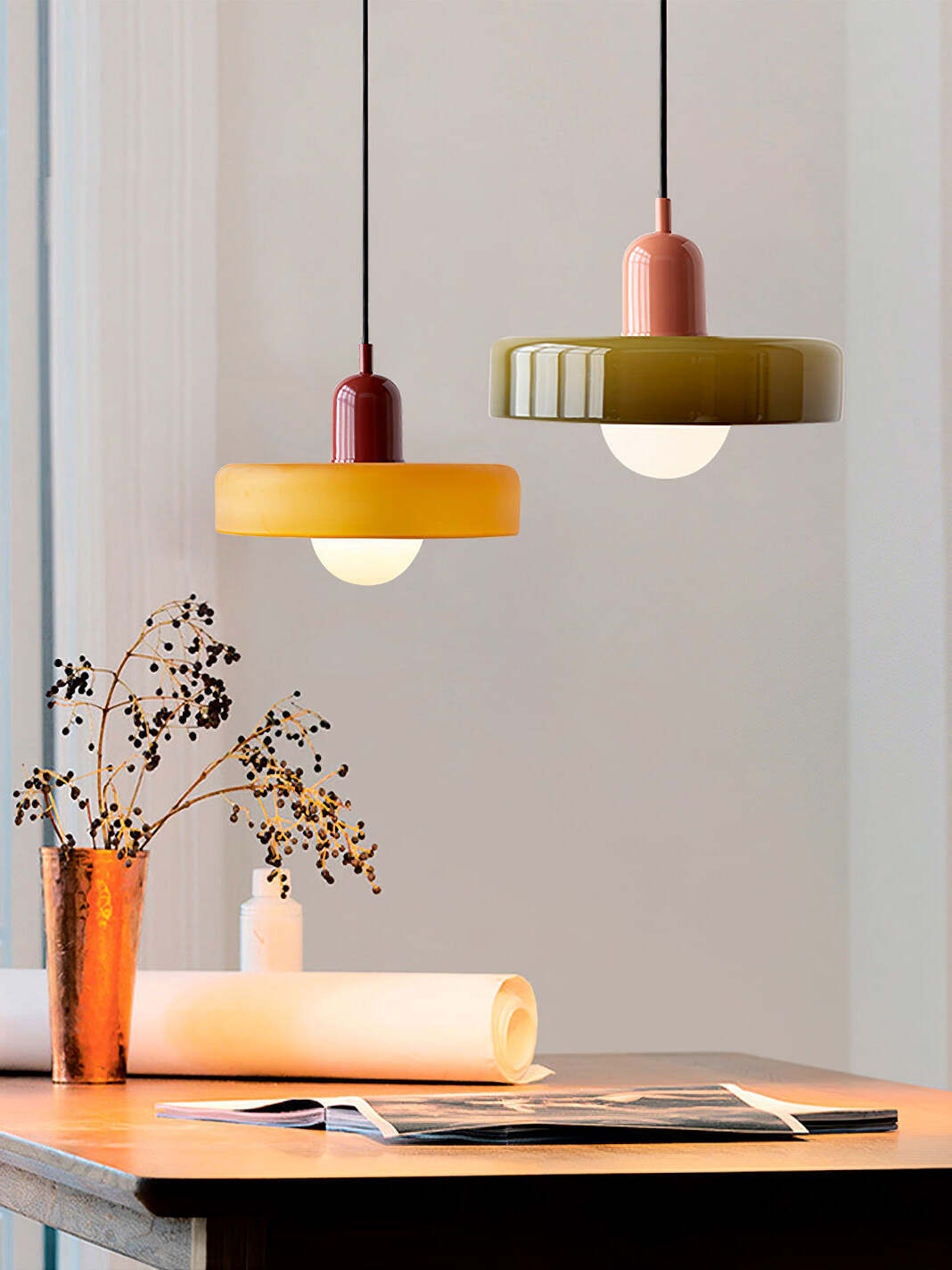 Disc Orb Pendant Lamp