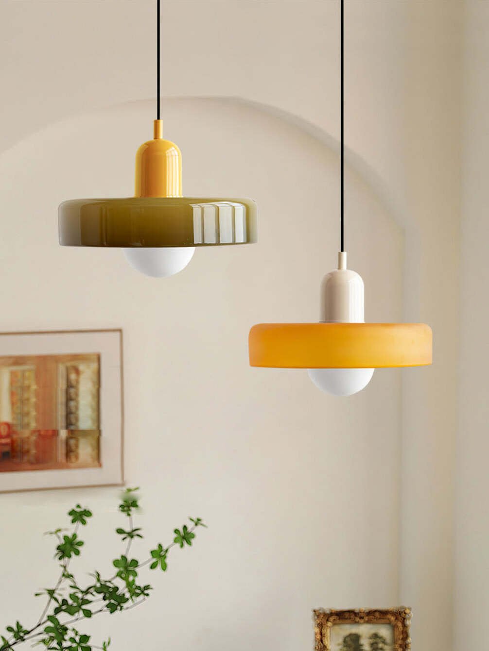 Disc Orb Pendant Lamp